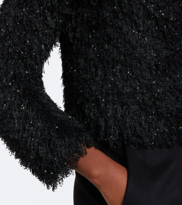 Max Mara Sequined Cardigan - Black