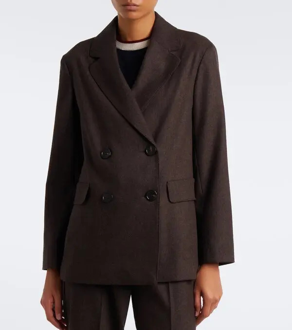 Max Mara Double-breasted Wool Blazer