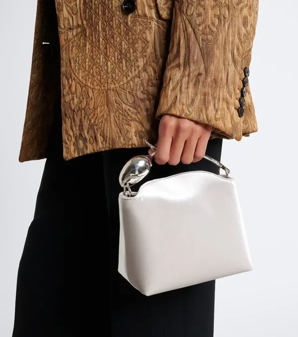 Erdem Bloom Mini Velvet Top-handle Bag
