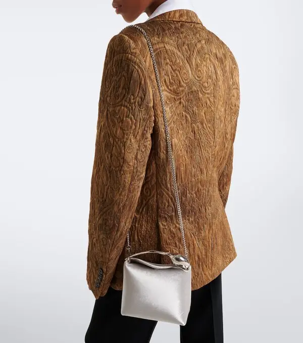 Erdem Bloom Mini Velvet Top-handle Bag