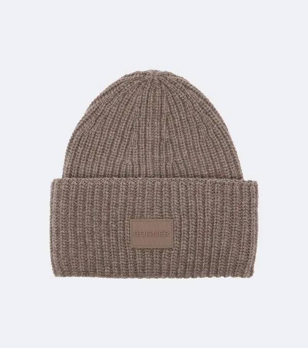Bogner Larah Ribbed-knit Beanie - Brown