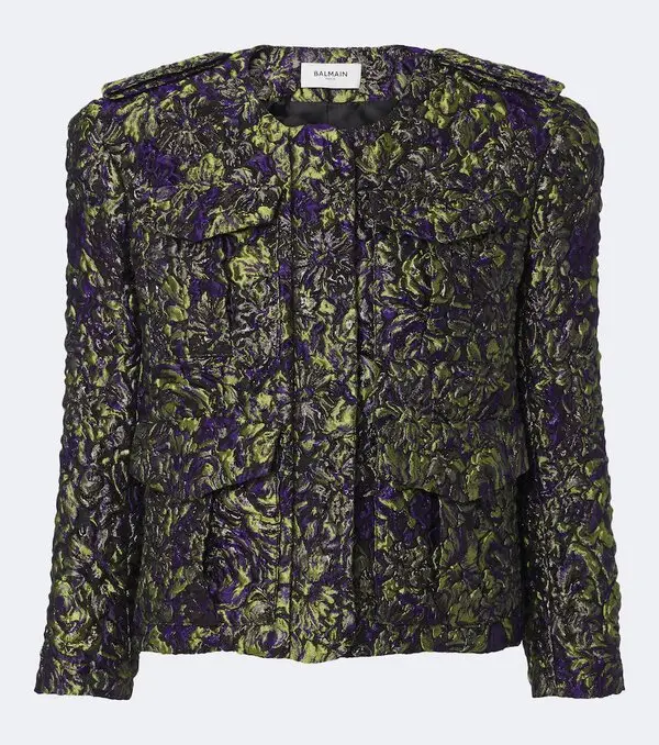 Balmain Cloqué Jacquard Jacket