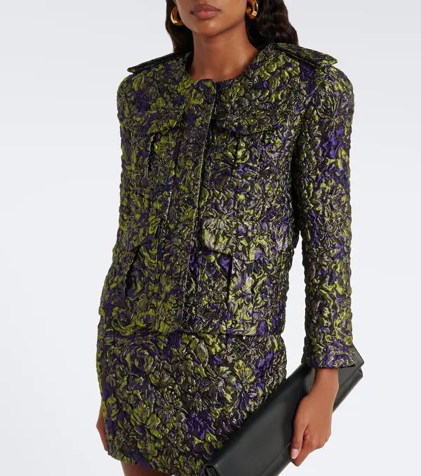 Balmain Cloqué Jacquard Jacket