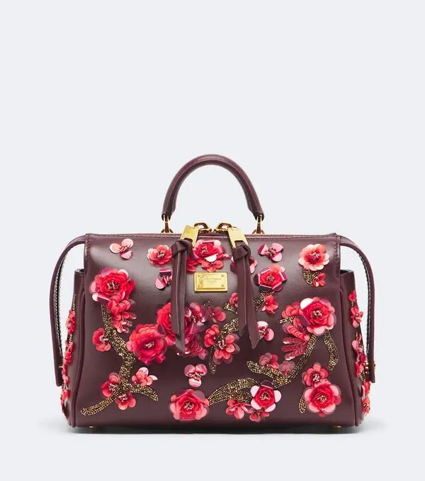 Dolce & Gabbana Vittoria Medium Leather Top-handle Bag - Multicoloured