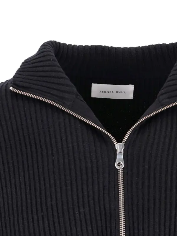 BERNER KUHL Wool Blend Zip Sweater