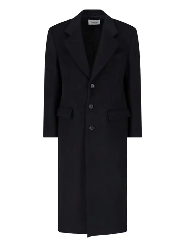 TONYWACK Wool And Cashmere Blend Coat - Black