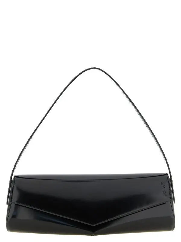 JIL SANDER Kante' Shoulder Bag - Black
