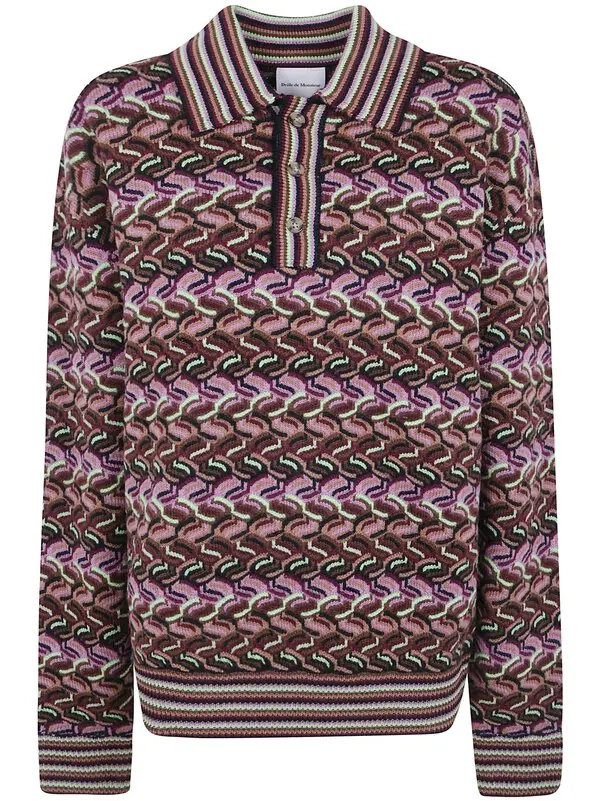 Drole De Monsieur Long-sleeve Polo "coogie