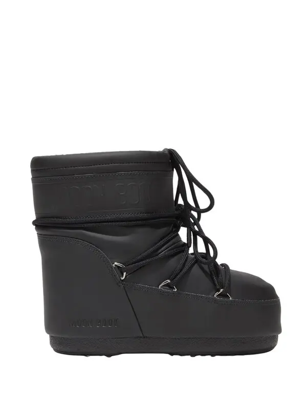 Moon Boot Low Rubber Boots "icon - Black
