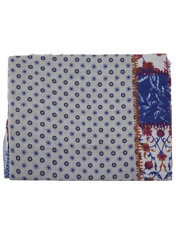 LEATHER SMITH LONDON Scarf Patchwork Printed Scarf