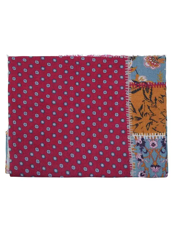 LEATHER SMITH LONDON Printed Scarf "patchwork Printed Scarf