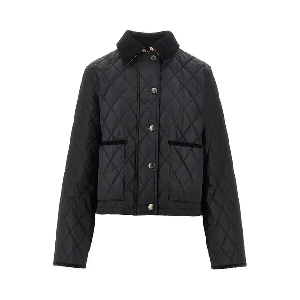 Burberry Quilted Nylon Country Jacket - Black