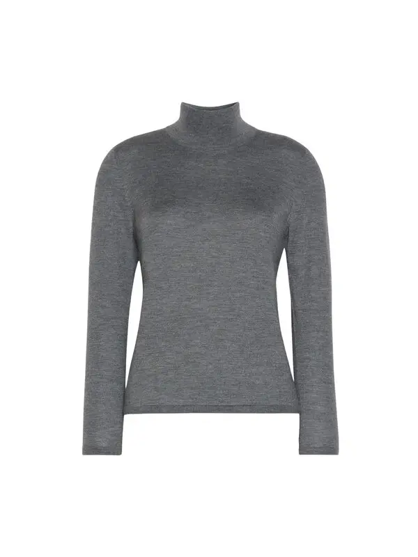 Max Mara Cashmere Turtleneck - Gray