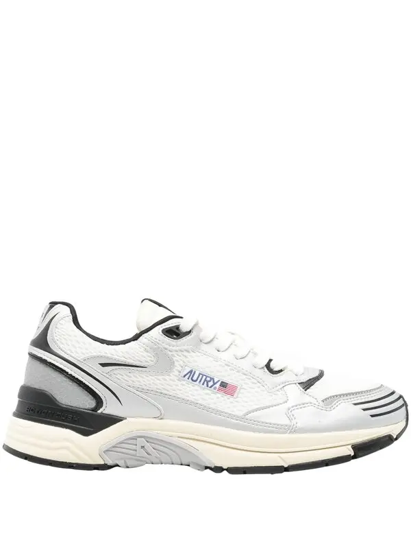 AUTRY Hyperway Sneakers With Mesh Panels - Metallic