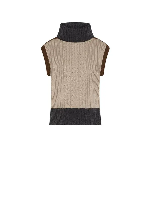 SEVENTY VENEZIA Color Block Vest