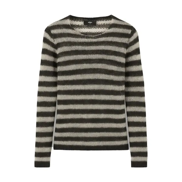 OTHER UK Classic Stripe Navarro Jumper & Dirty White