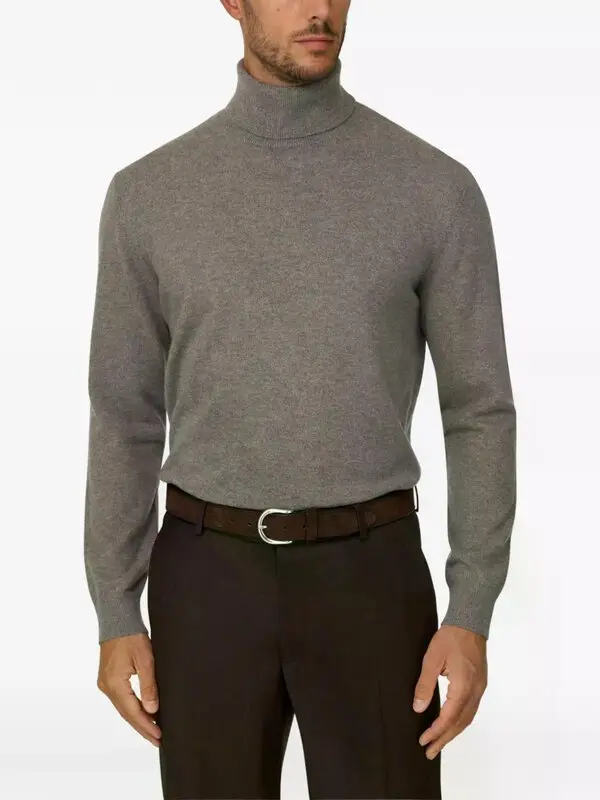 Boggi Milano Turtleneck Jumper In Cashmere