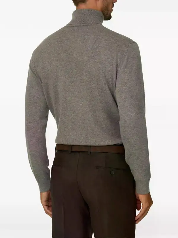 Boggi Milano Turtleneck Jumper In Cashmere