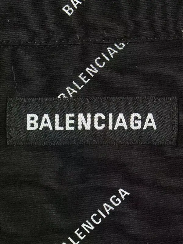 Balenciaga 2010s Logo-print Button-down Shirt