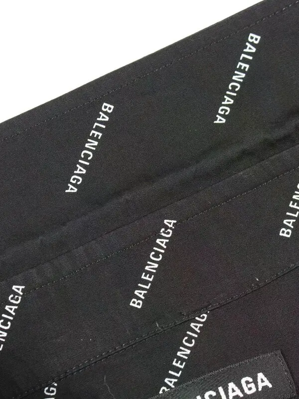 Balenciaga 2010s Logo-print Button-down Shirt