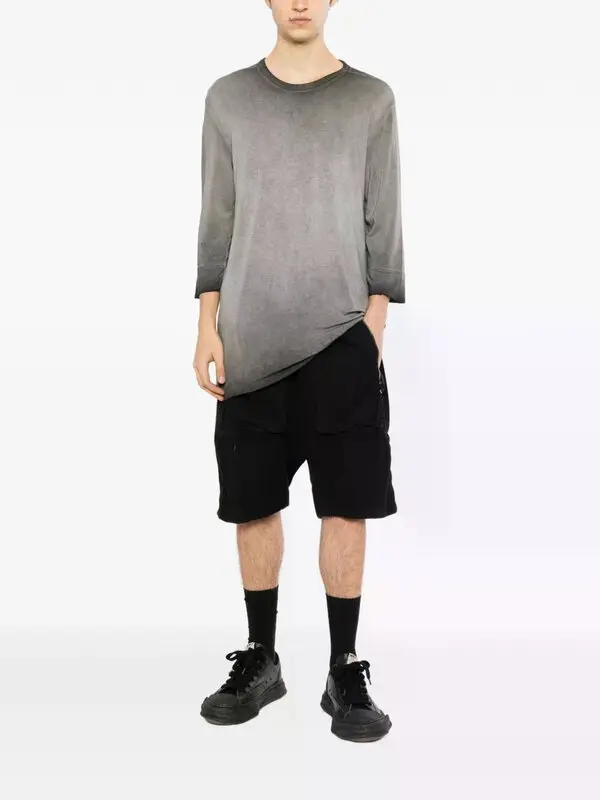 THOM KROM Cold-dye Three-quarter Sleeve T-shirt