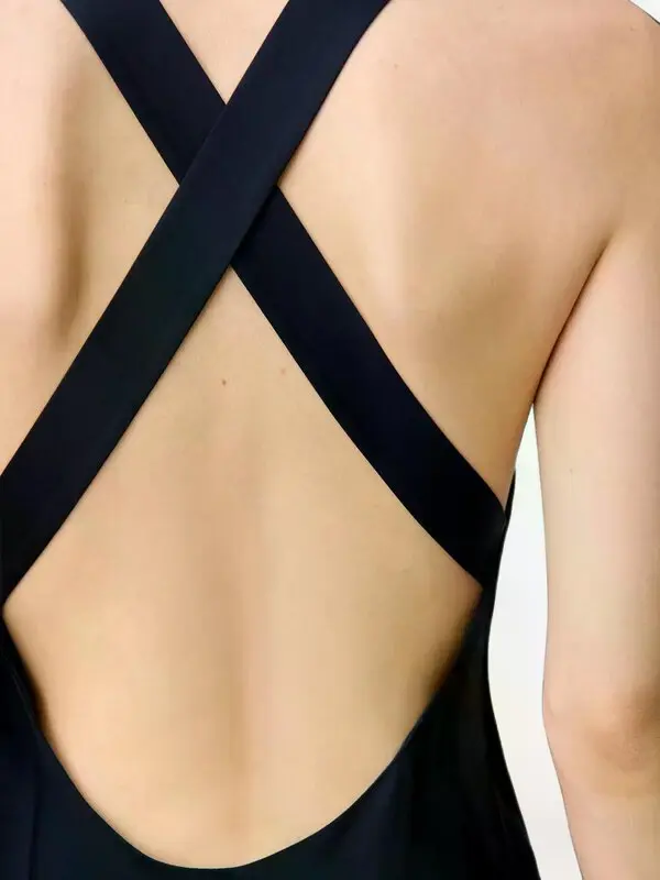 Claudie Pierlot Crystal-embellished Cross-back Dress