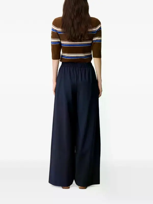 Claudie Pierlot Drawstring Wide-leg Trousers