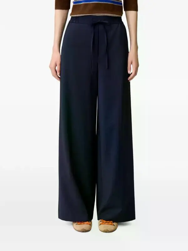 Claudie Pierlot Drawstring Wide-leg Trousers