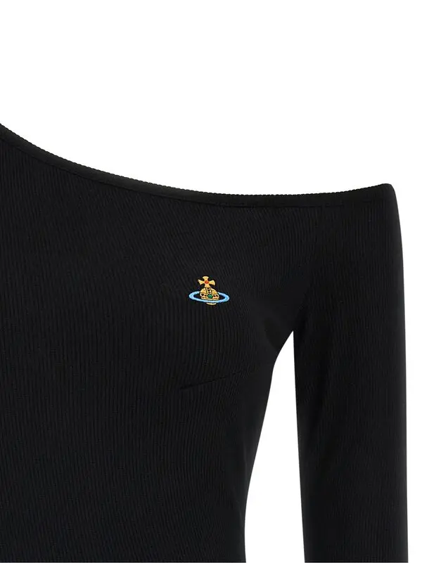 VIVIENNE WESTWOOD Orgy Shoulder' T-shirt - Black