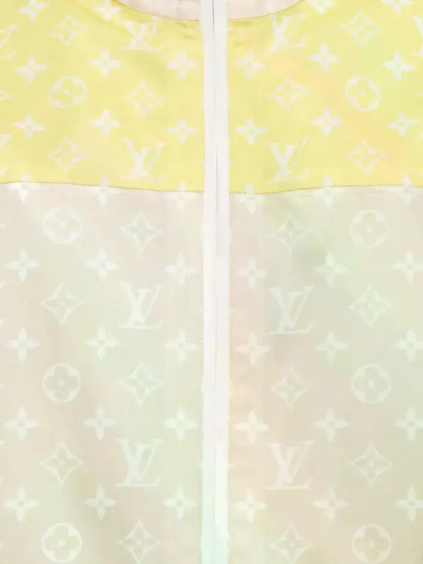 LOUIS VUITTON Monogram-print Gabardine Coat