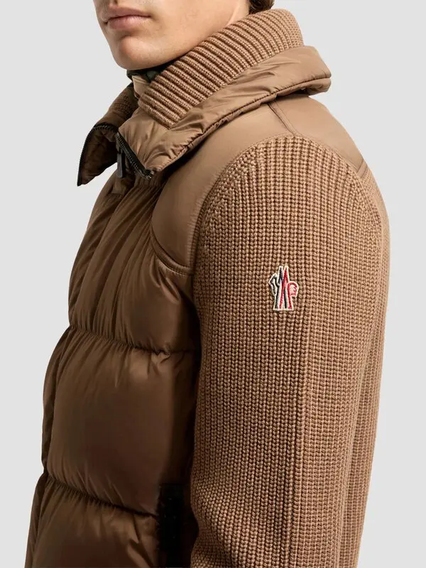 Moncler Cardigan In Wool