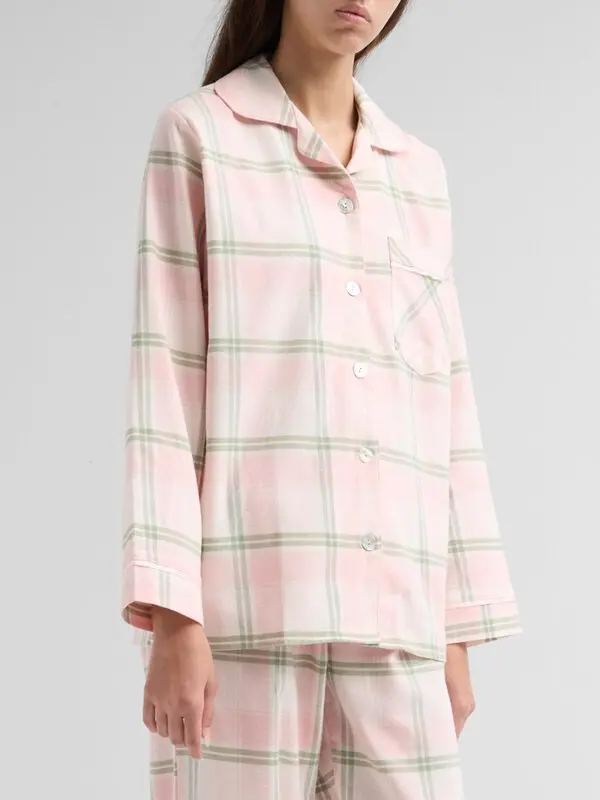 PAPINELLE Cotton Plaid Pajama Set