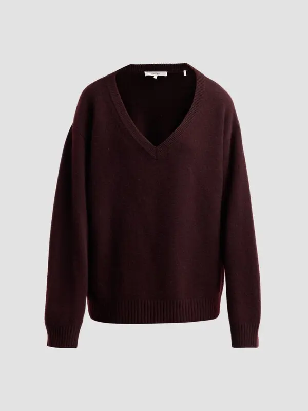 FRAME Cashmere Relaxed-fit Sweater - Currant