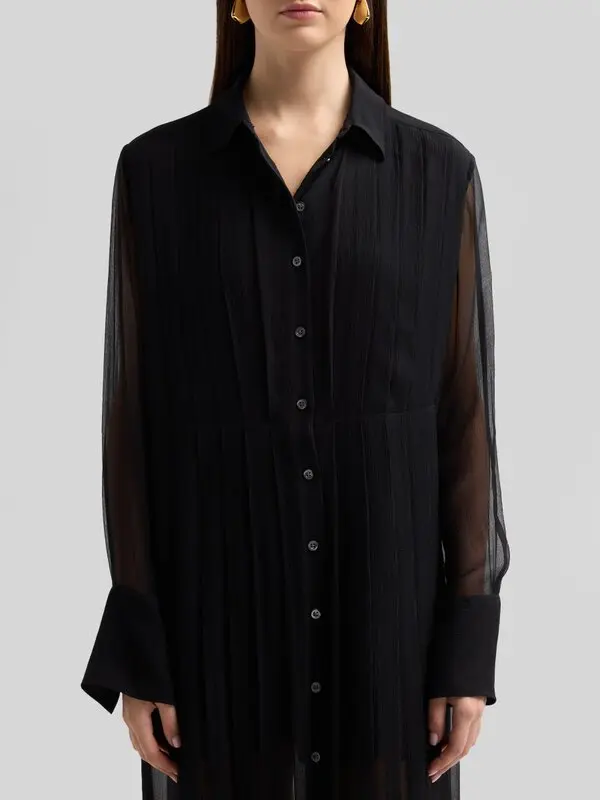 FRAME The Whisper Pleat Dress