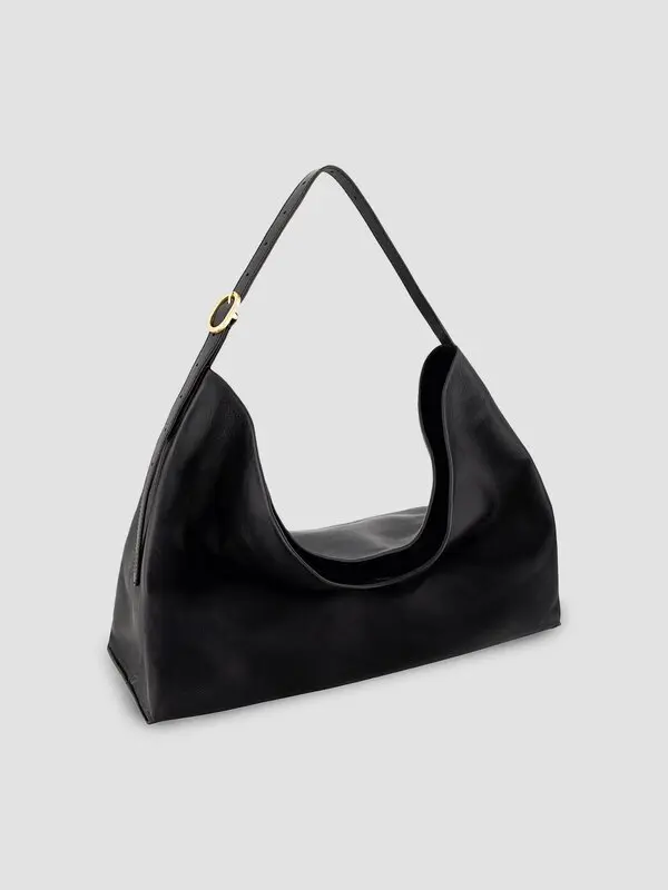Vince Medium Plonge Vivian Leather Hobo Bag