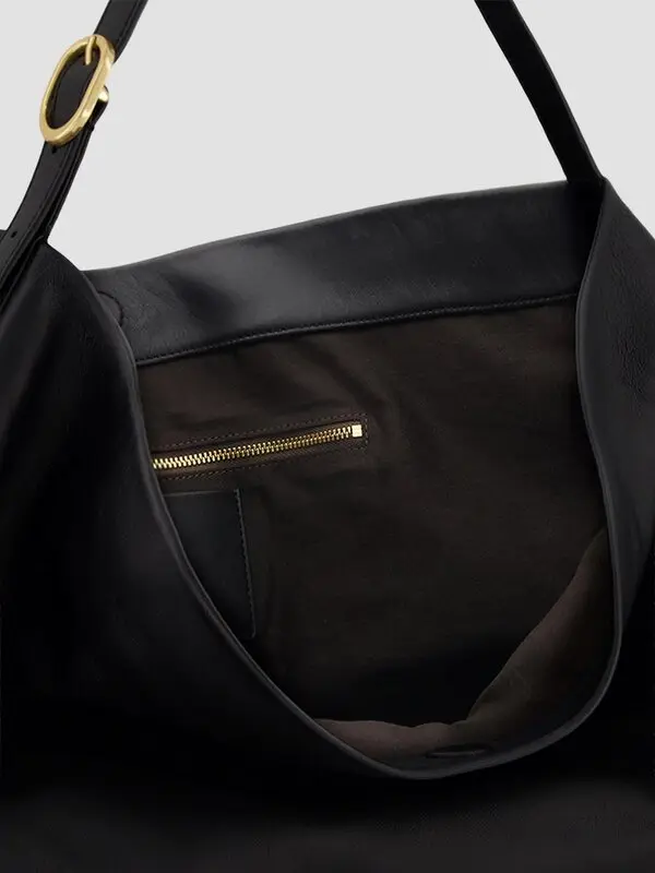 Vince Medium Plonge Vivian Leather Hobo Bag