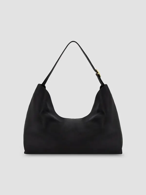 Vince Medium Plonge Vivian Leather Hobo Bag