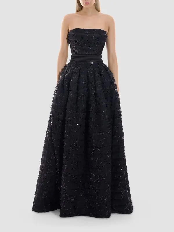 ZHIVAGO Doll Sequined A-line Gown