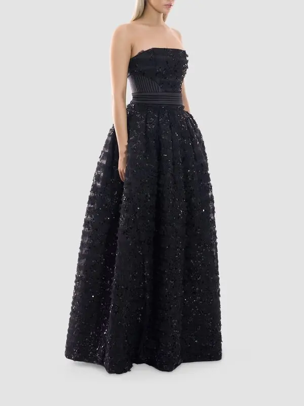 ZHIVAGO Doll Sequined A-line Gown