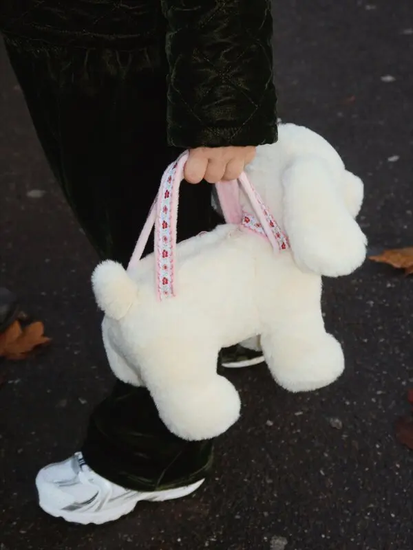 KONGES SLOJD Puppy Plush Bag - Off White