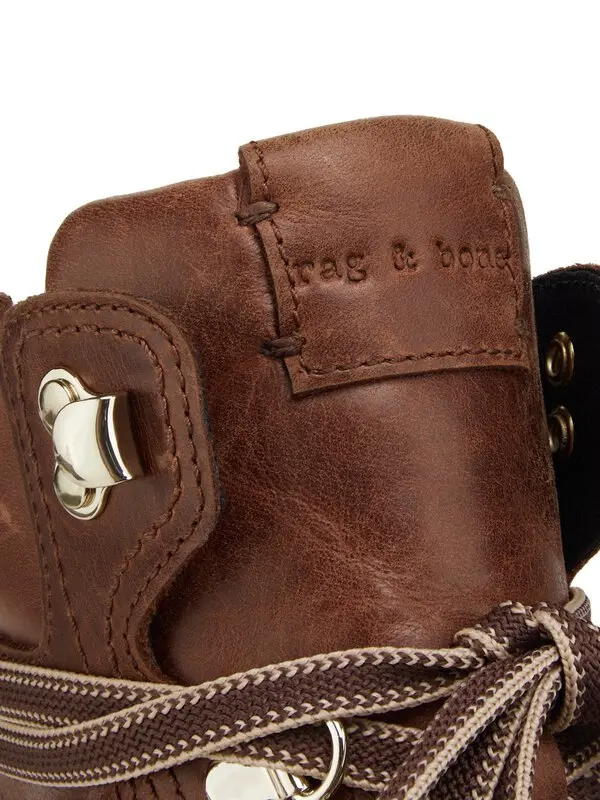 Rag & Bone Cameron Lace-up Waterproof-leather Ankle Boots