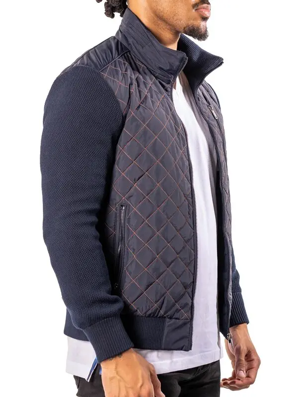 MACEOO Bomber Jacket - Blue