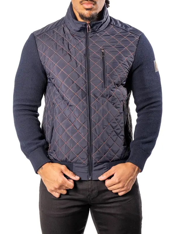 MACEOO Bomber Jacket - Blue