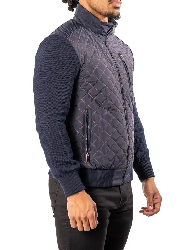 MACEOO Bomber Jacket - Blue