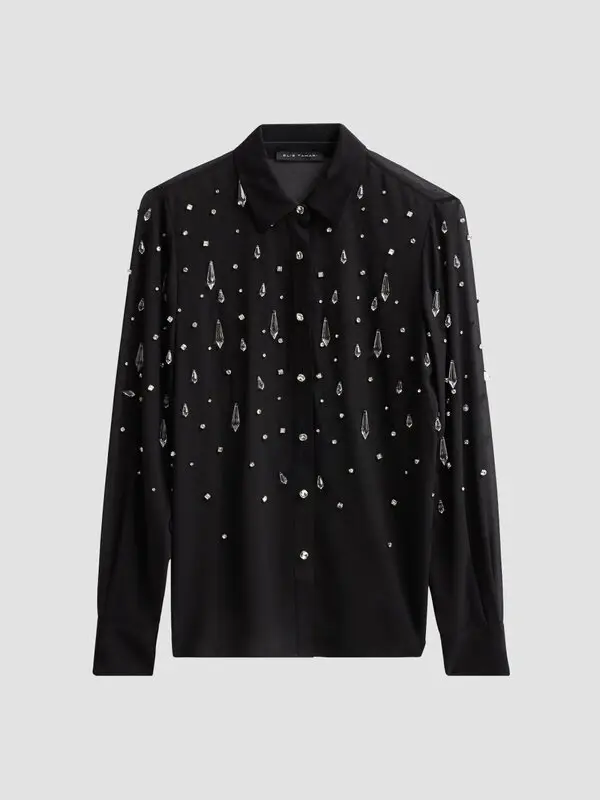 Elie Tahari The Sloane Embellished Blouse