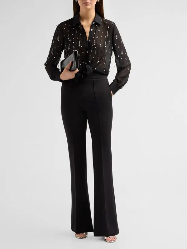 Elie Tahari The Sloane Embellished Blouse