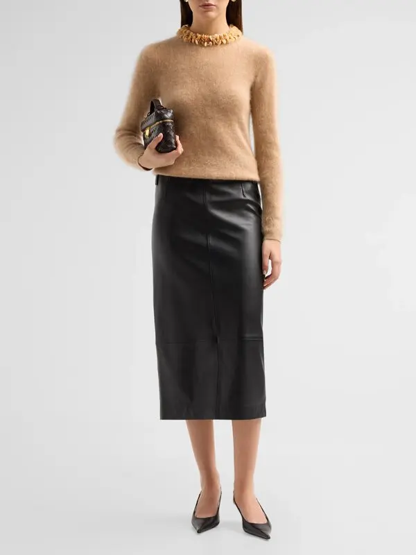 Elie Tahari The Ling Jeweled Cashmere Sweater