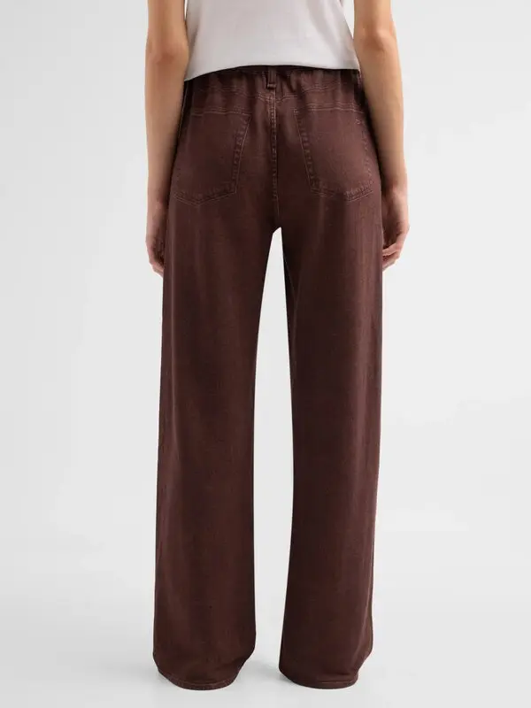 Rag & Bone Rb Miramar Terry Drawcord Wide-leg Pants