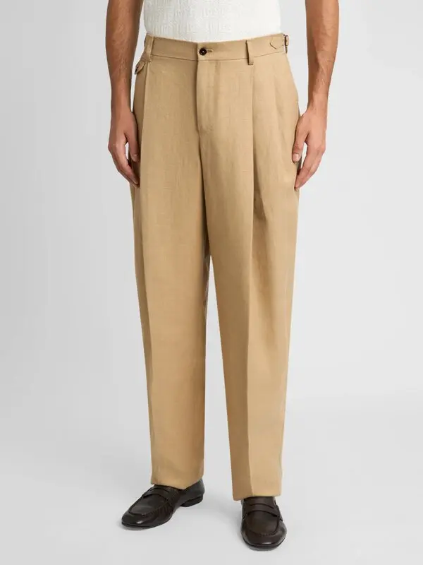 Dolce & Gabbana Pleated Straight-leg Trousers