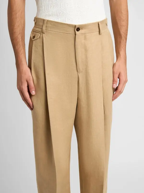 Dolce & Gabbana Pleated Straight-leg Trousers
